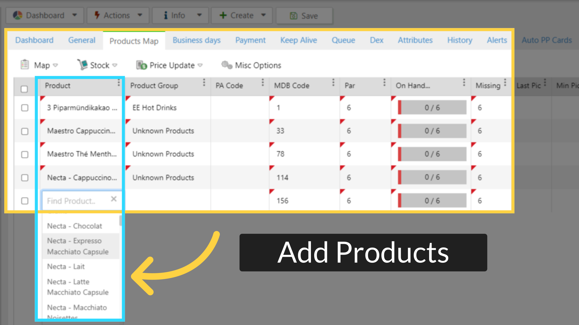 How to Create a Product Map with MDB Codes | Operations